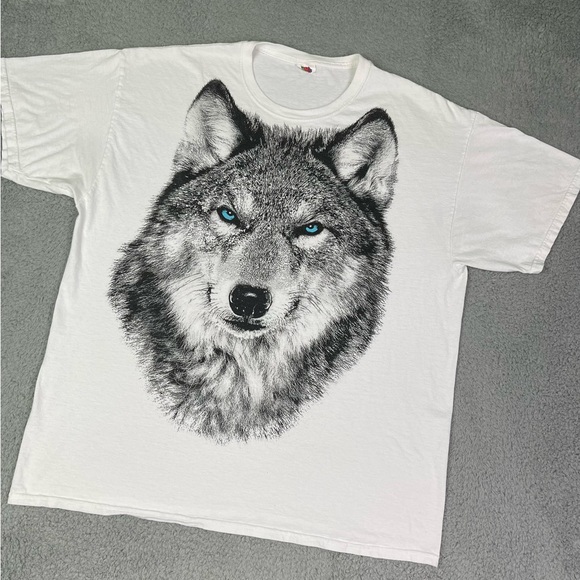 American Vintage | Shirts | Wolf Animal Shirt | Poshmark